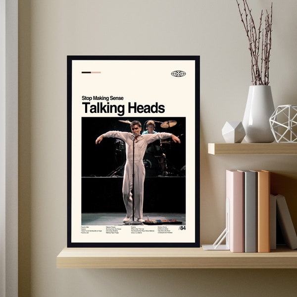 Talking Heads Poster - Etsy