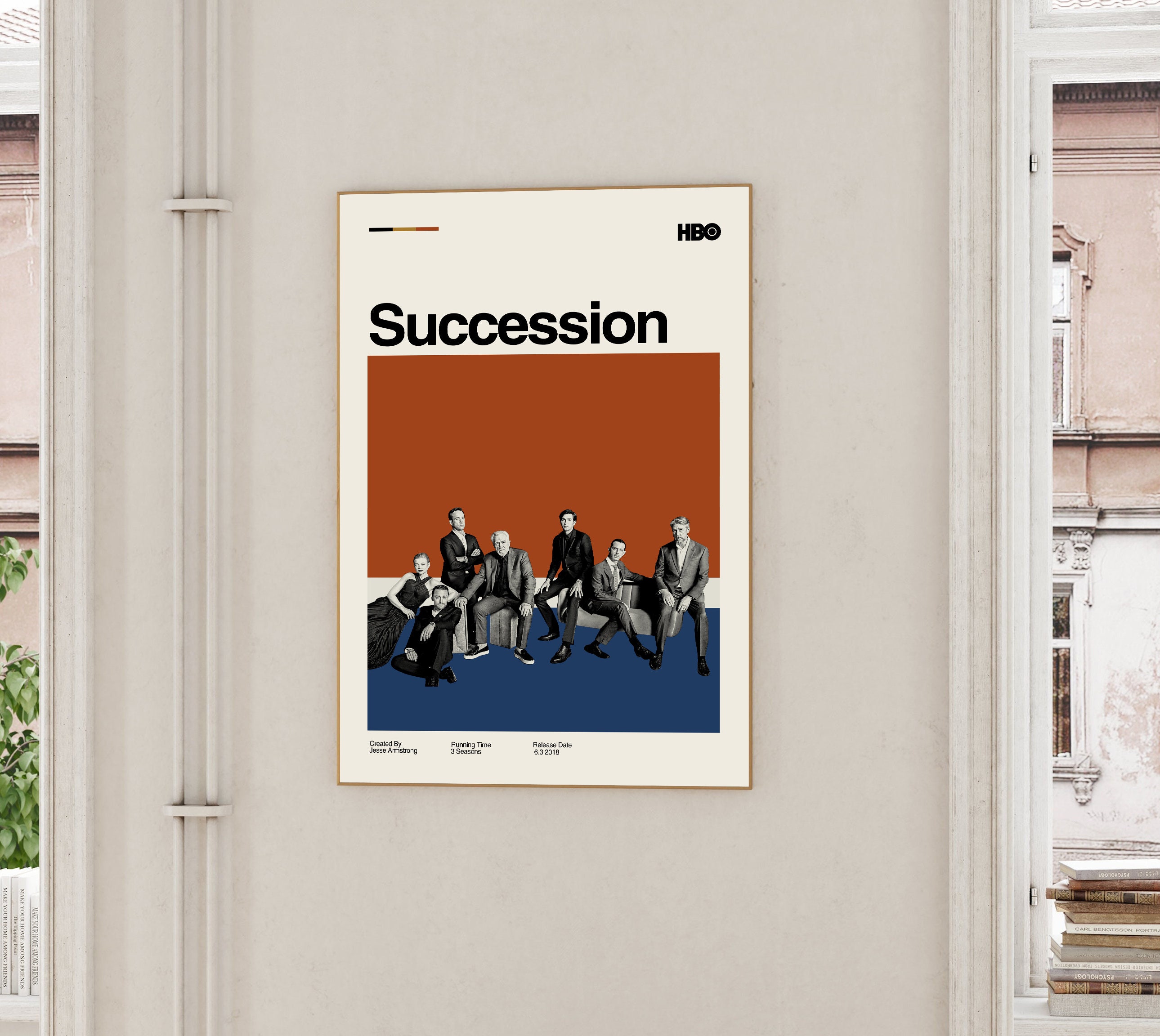 Succession Movie Poster, Succession Vintage Retro Poster sold by ...