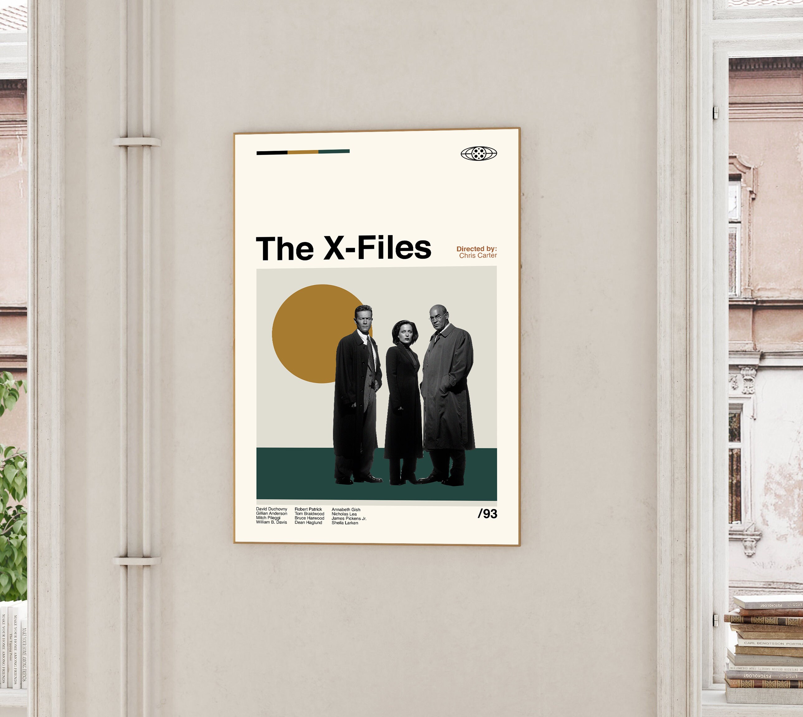 The X Files Poster, the X-files Poster, Minimalist Poster, Midcentury ...