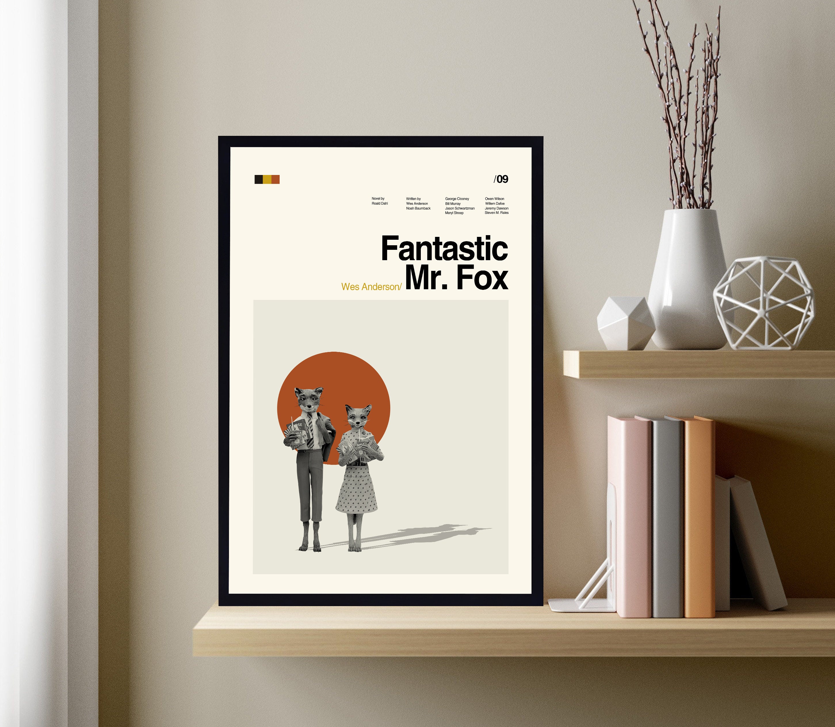 Fantastic Mr Fox Poster Fantastic Mr Fox Minimalist Movie - Etsy Canada