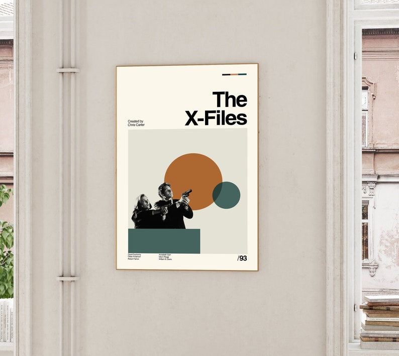 The Xfile Poster, the Xfile Vintage, Minimalist Art, Vintage Poster ...