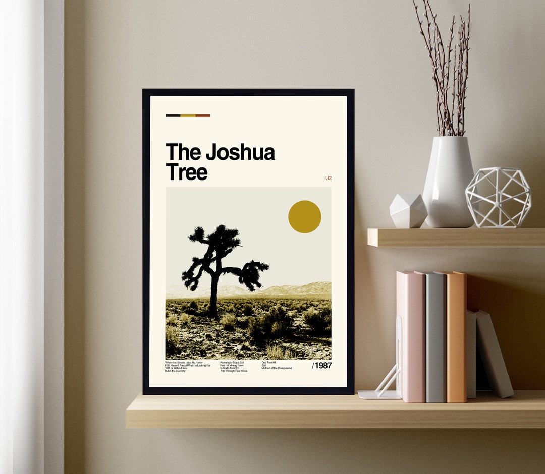 The Joshua Tree U2 Album Poster, the Joshua Tree Album Print, Music ...