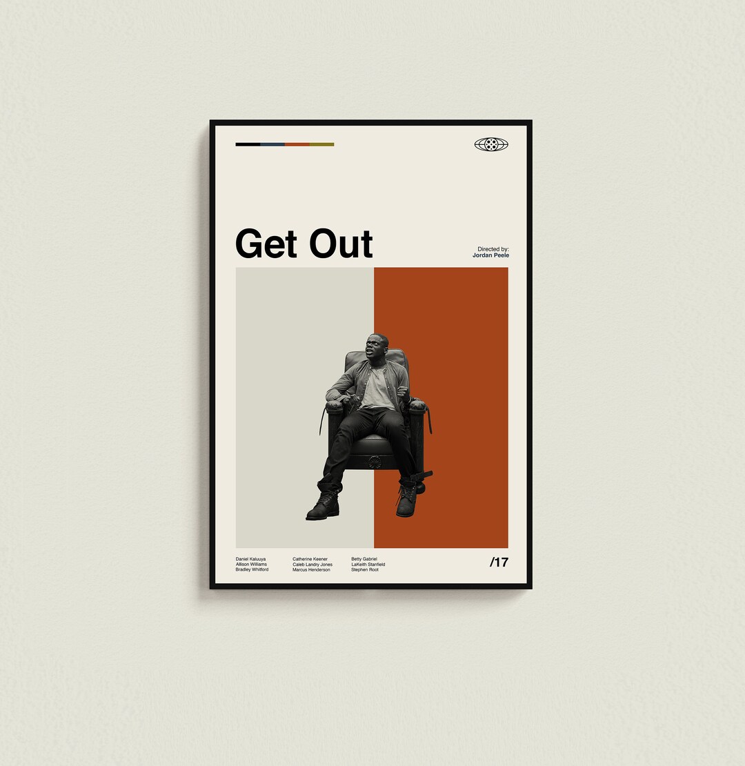 Get Out Poster, Get Out Movie Print, Jordan Peele, Movie Poster ...