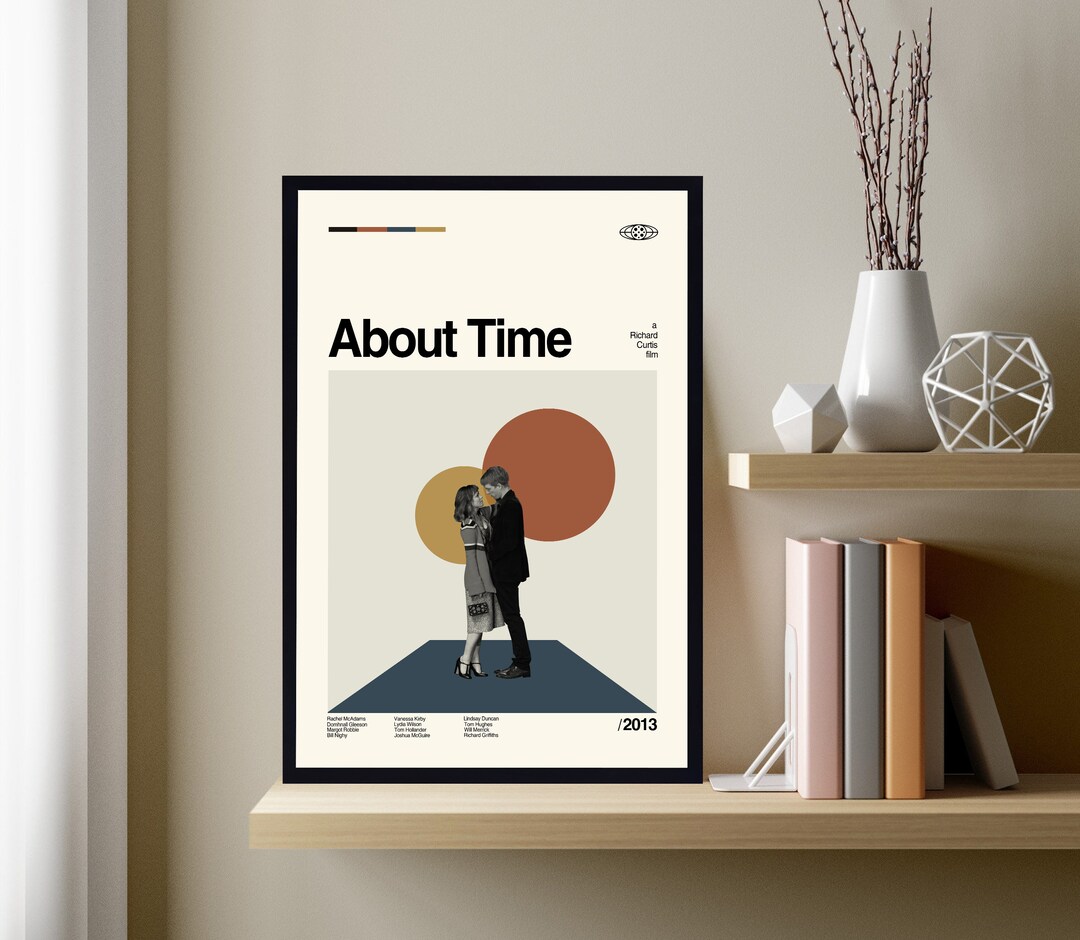 About Time Poster, About Time Print, Midcentury Art, Modern Art Print ...