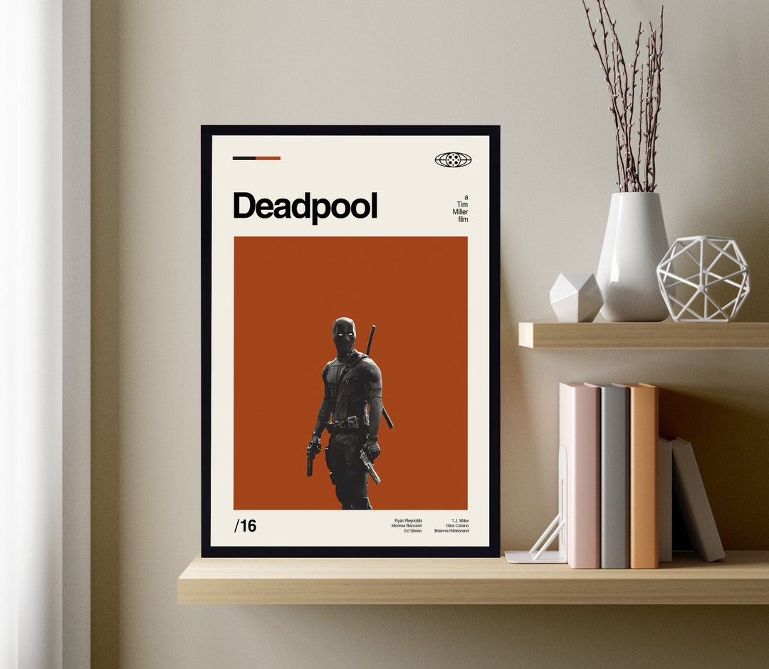 Affiche Deadpool, Affiche de film Deadpool, Art minimaliste, Affiche ...