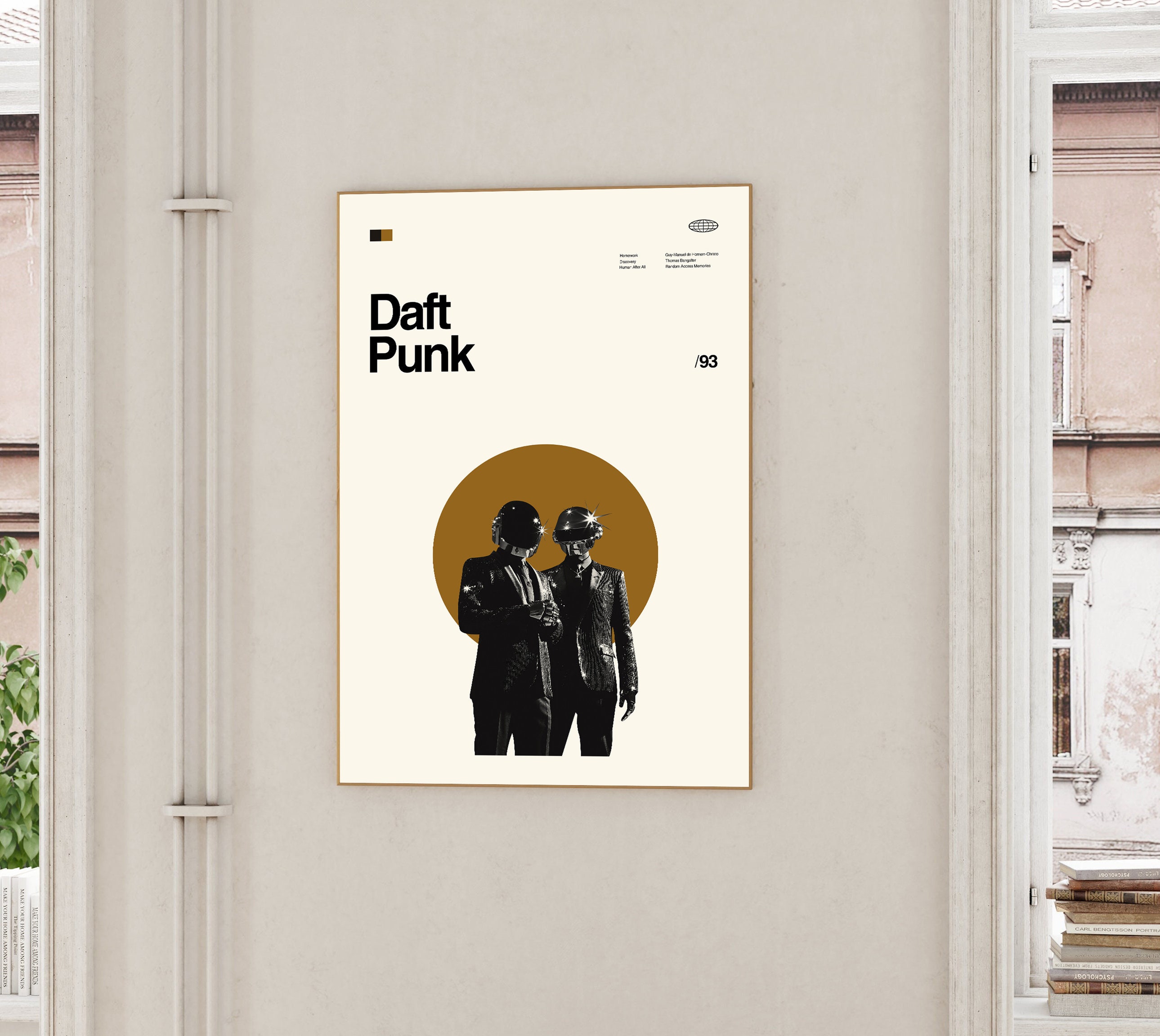 Daft Punk Poster, Daft Punk Album Poster, Daft Punk Print, Music Poster ...