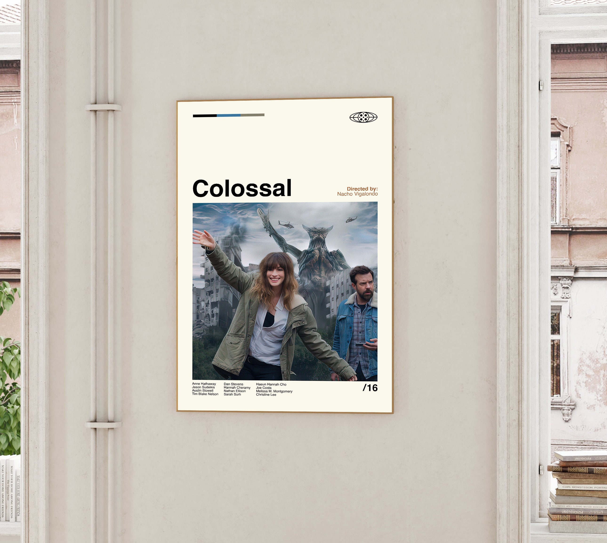 Colossal Poster, Colossal Movie Poster, Midcentury Art, Movie Poster ...