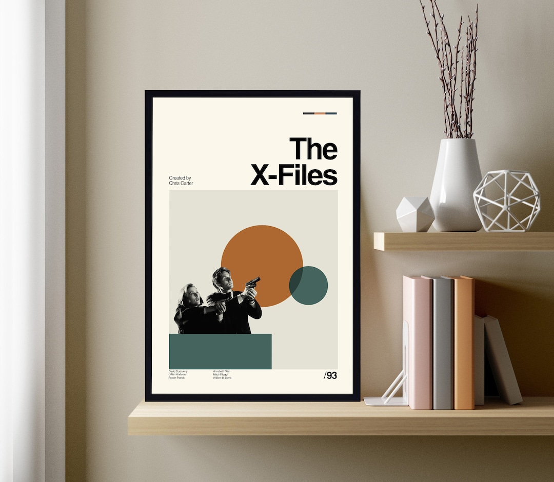 The Xfile Poster, the Xfile Vintage, Minimalist Art, Vintage Poster ...