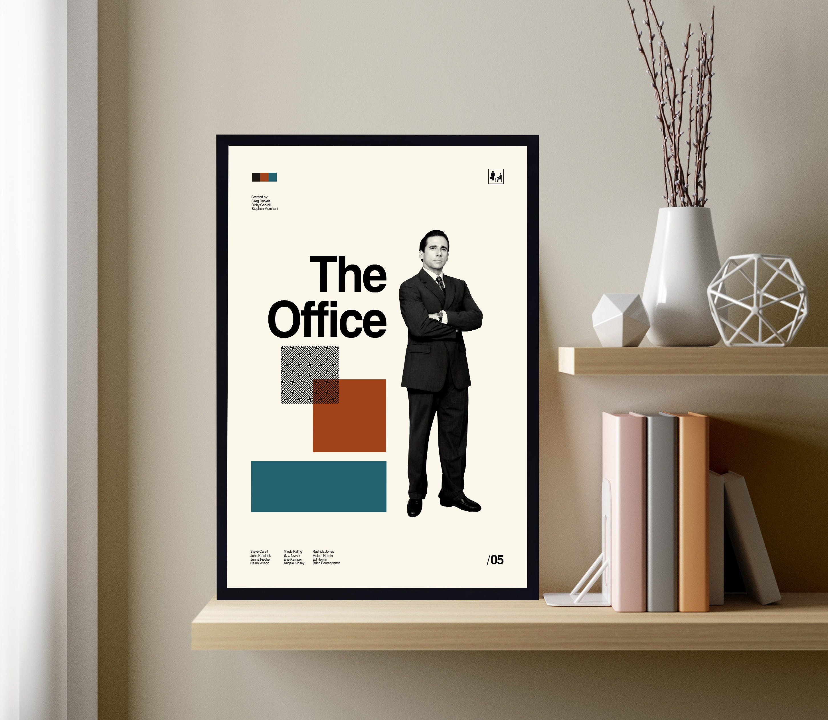 The Office Tv Series Poster, the Office Poster, Retro Movie Print ...