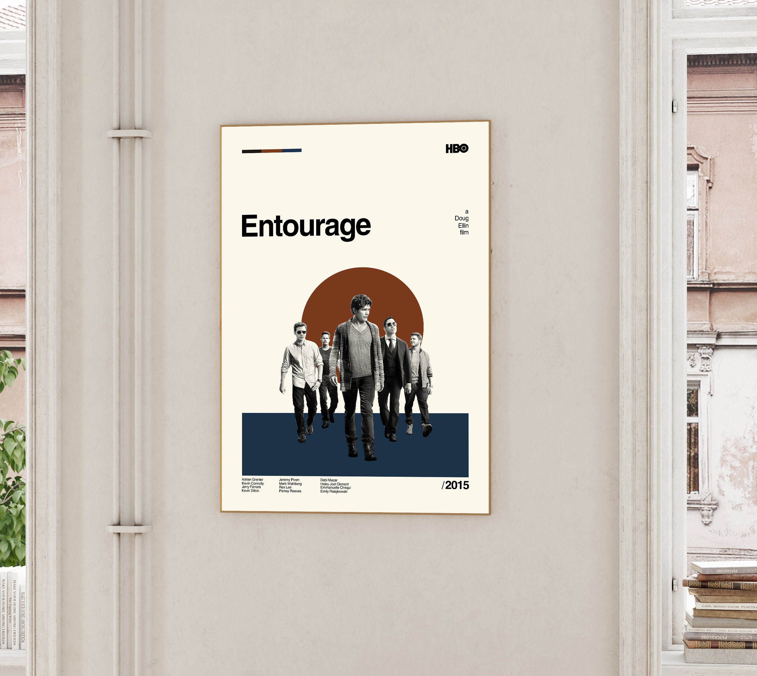 Entourage Poster, Entourage Movie Poster, Retro Movie Poster, Vintage ...