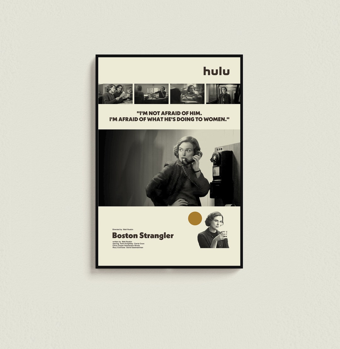 Boston Strangler Poster, Boston Strangler Print, Matt Ruskin, Movie ...
