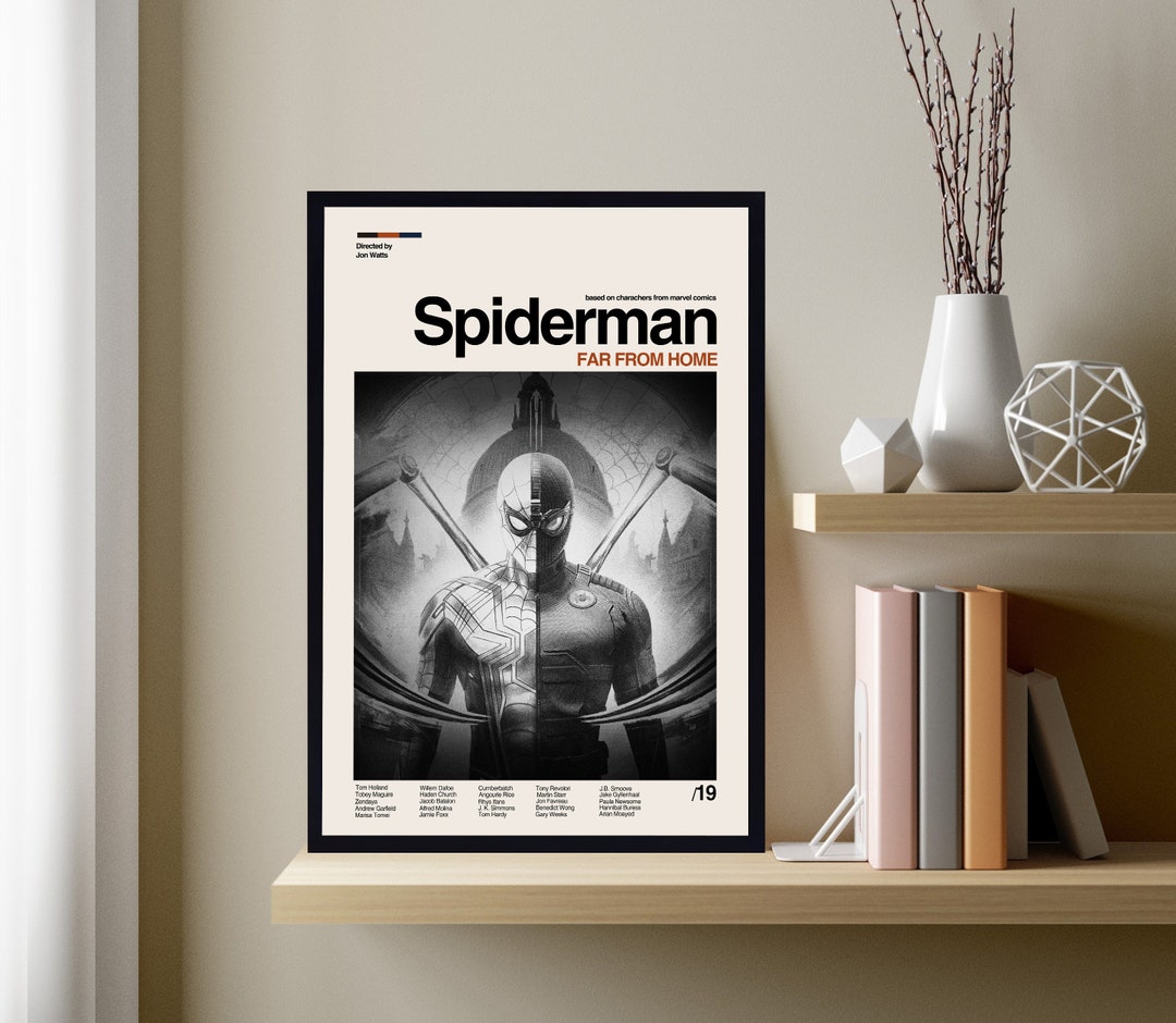 Spider Man Poster, Far From Home Poster, High Quality ,custom Poster ...
