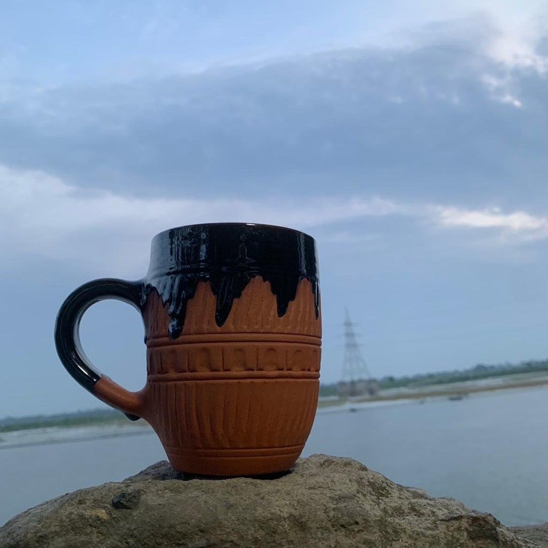 Clay Beer Mug: Handmade Artisan Pottery With 420ML Capacity - Etsy