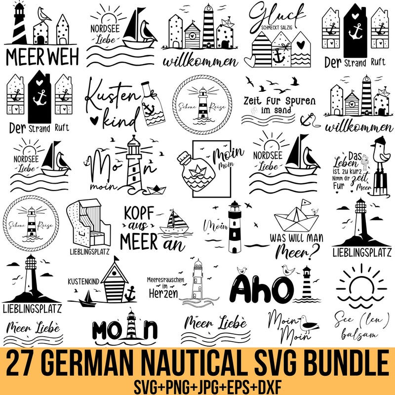 Plotterdatei maritim boot - Etsy.de