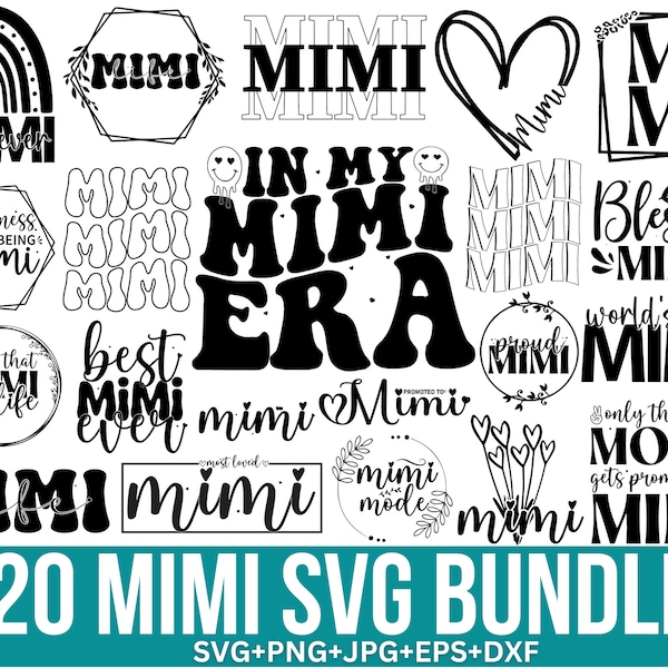Mimi Svg - Etsy