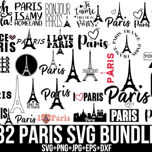 Paris svg - Etsy