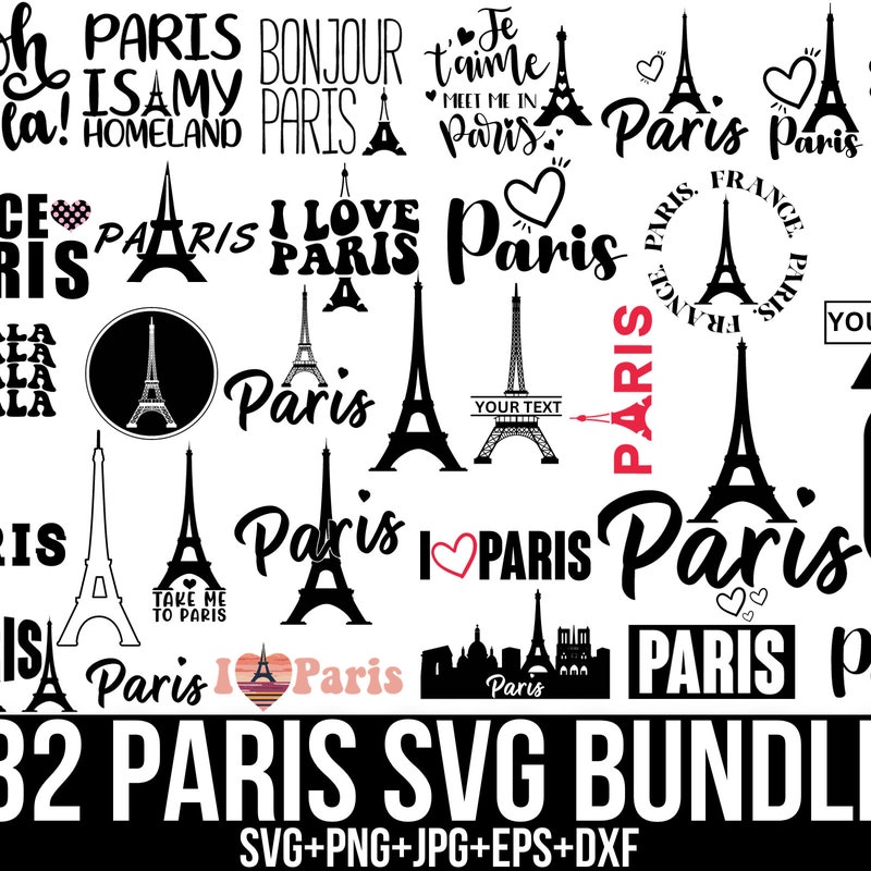 Paris Svg - Etsy