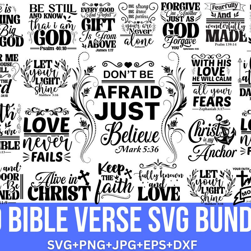 Bible Verse Svg - Etsy