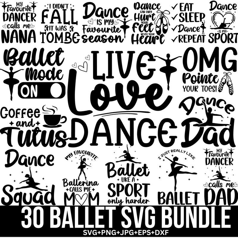 Ballet Svg - Etsy