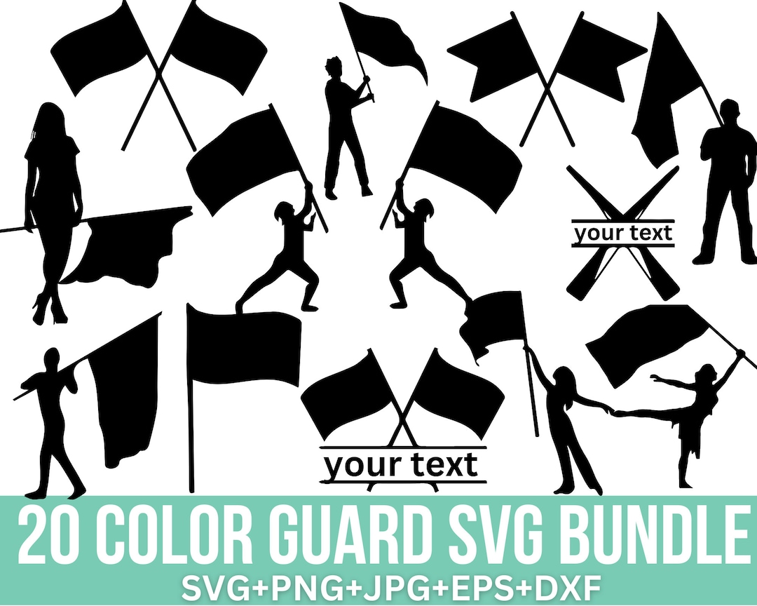 Color Guard SVG, Color Guard Flag Svg, Color Guard Mom, Color Guard ...