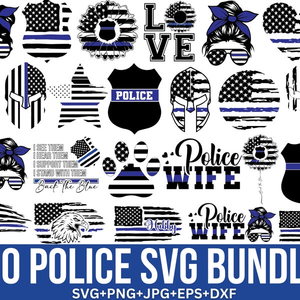 Police Officer Svg - Etsy