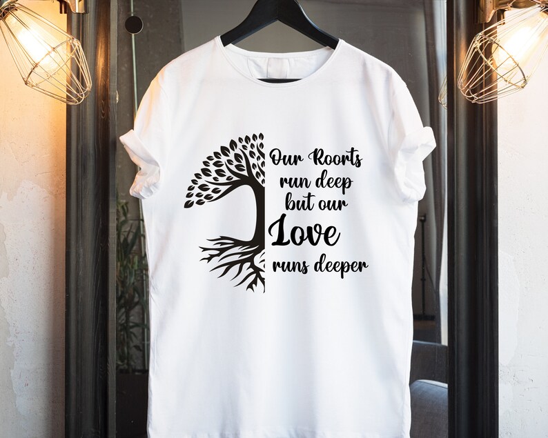 Family Reunion Svg, Family Tree With Quotation Svg, Tree With Roots SVG ...