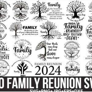 Mega Family Tree Bundle, Family Reunion Svg, Family Tree Svg, Forest ...