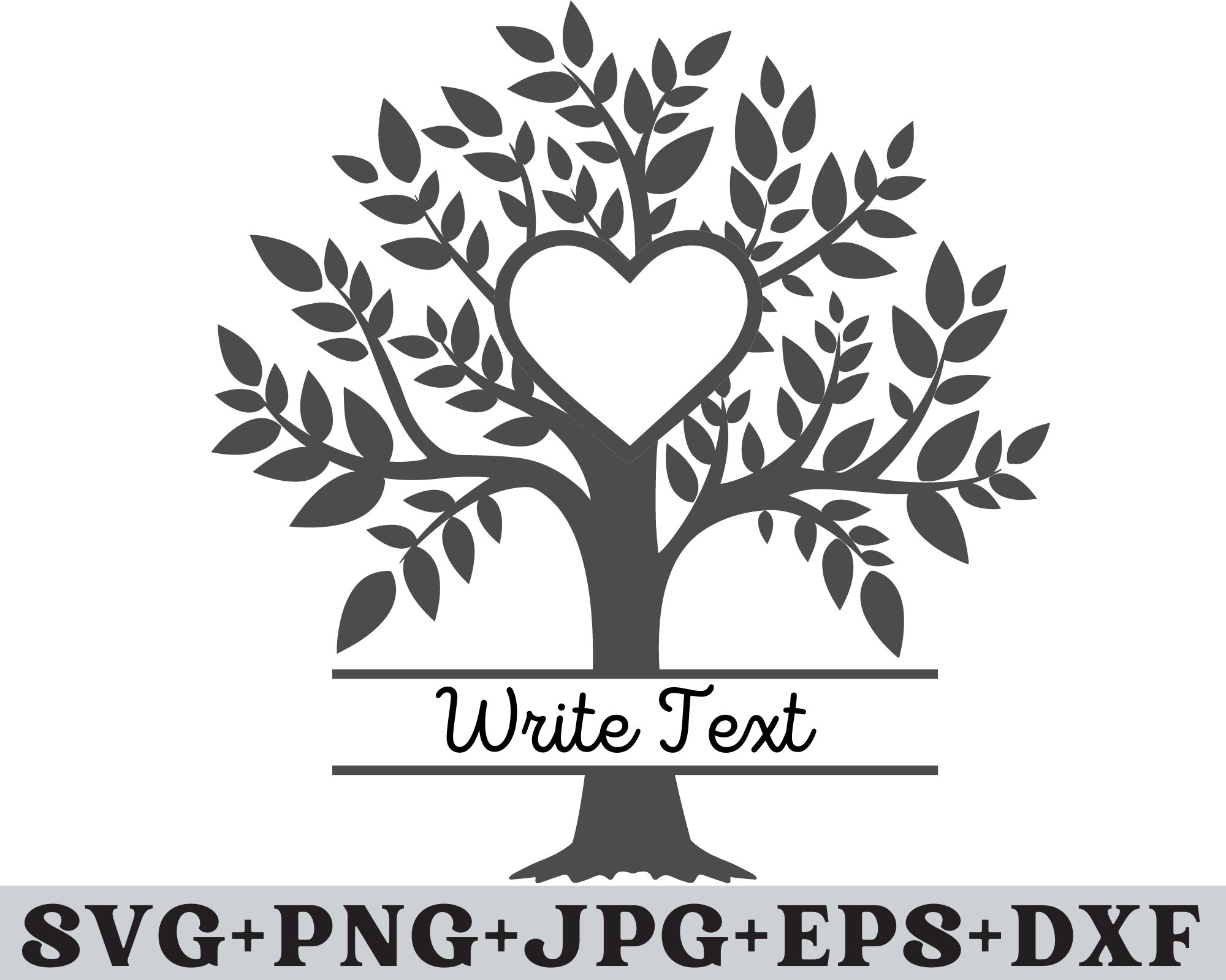 Family Tree Svg, Tree of Life Svg, Tree Monogram Svg, Tree Svg, Tree of ...
