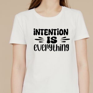 Intention is Everything Svg Bundle, Positive Quotes Svg, Motivational ...