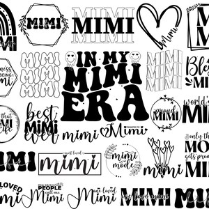 Mimi Svg Bundle, Mimi Quotes Svg, Mimi Heart Svg, Mimi Life Svg ...