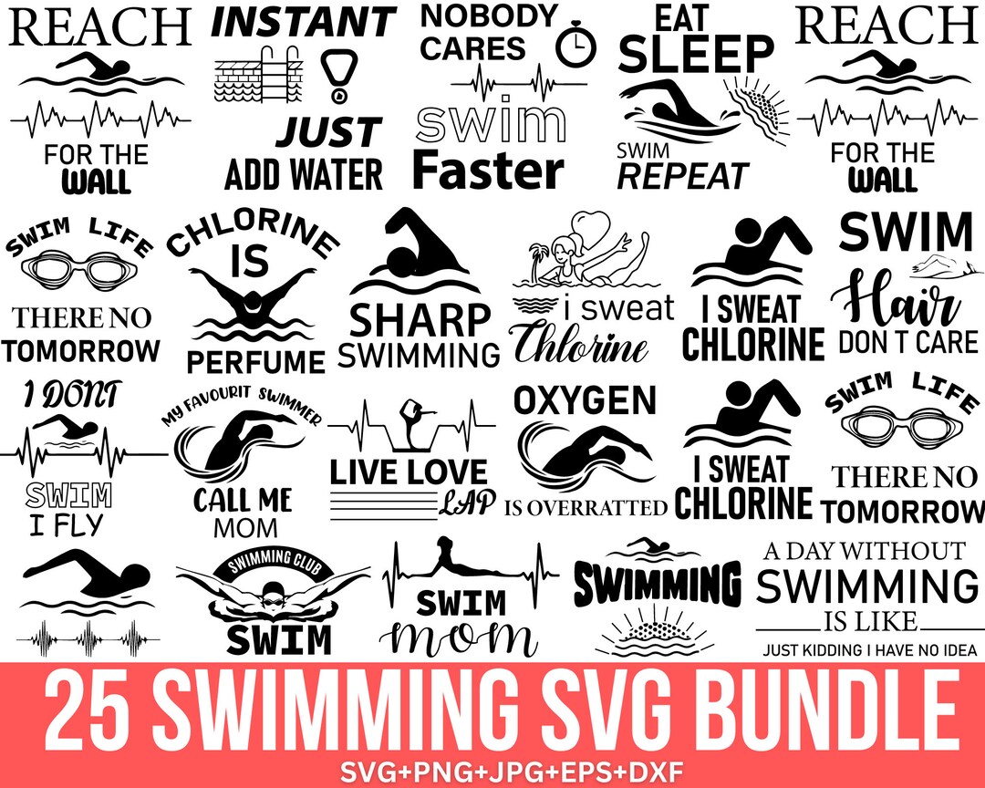 Swimming Svg Bundle, Swim Png, Swim Team Svg, Swim Quotes Svg, Pool Svg ...