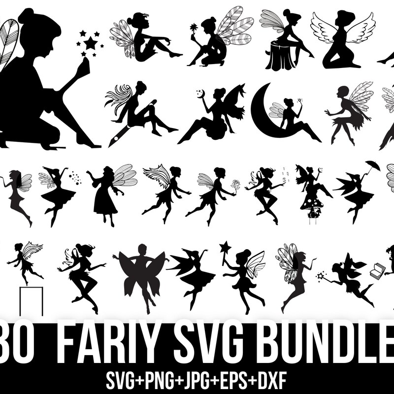 Fairy Svg - Etsy
