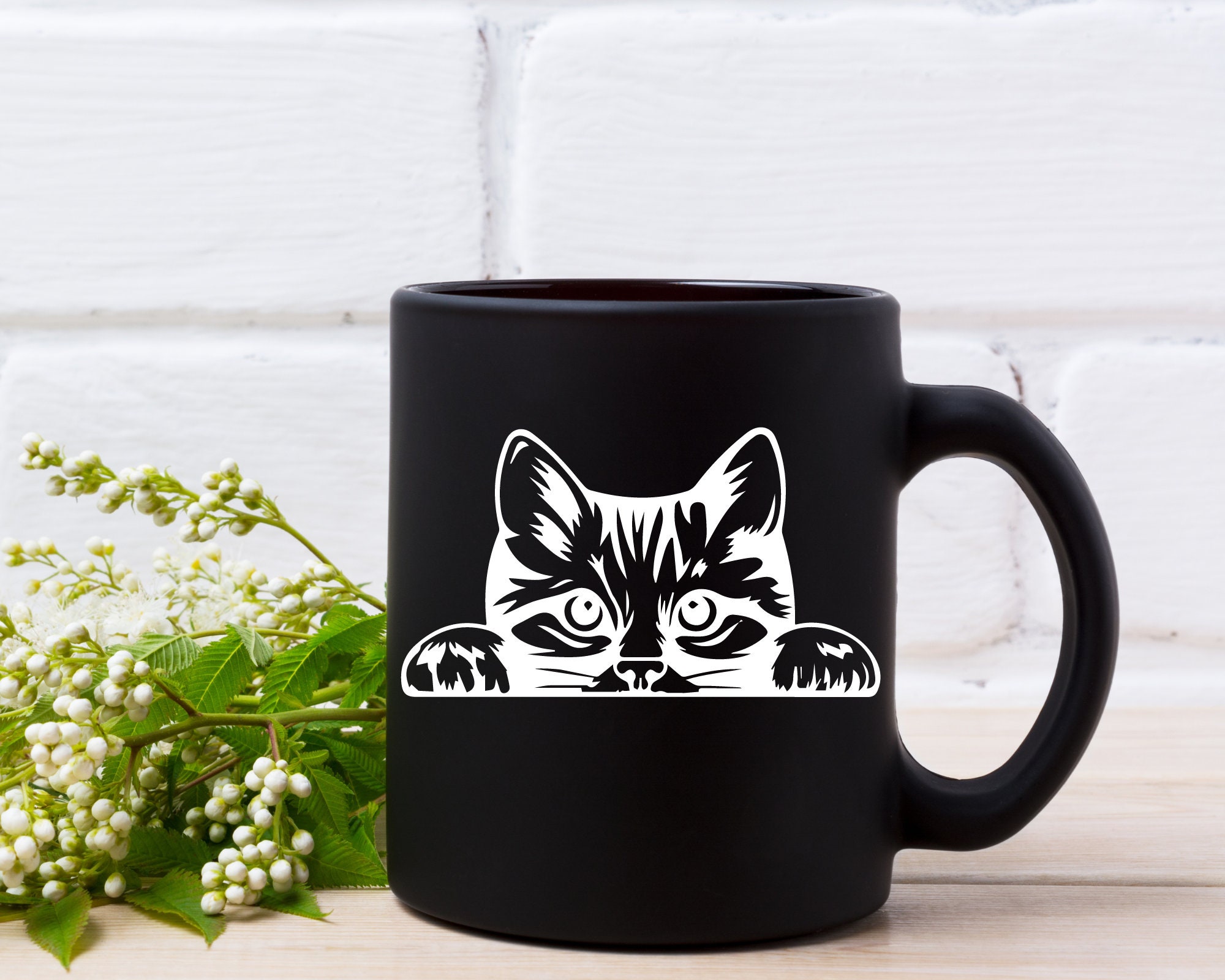 Peeking Cat Svg Bundle Peeking Cats Template Black Cat Svg - Etsy Australia