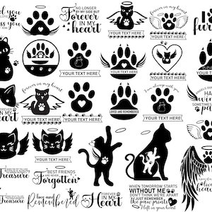 Pet Memorial Svg Bundle, Pet Memorial Quotes, Rainbow Bridge ...