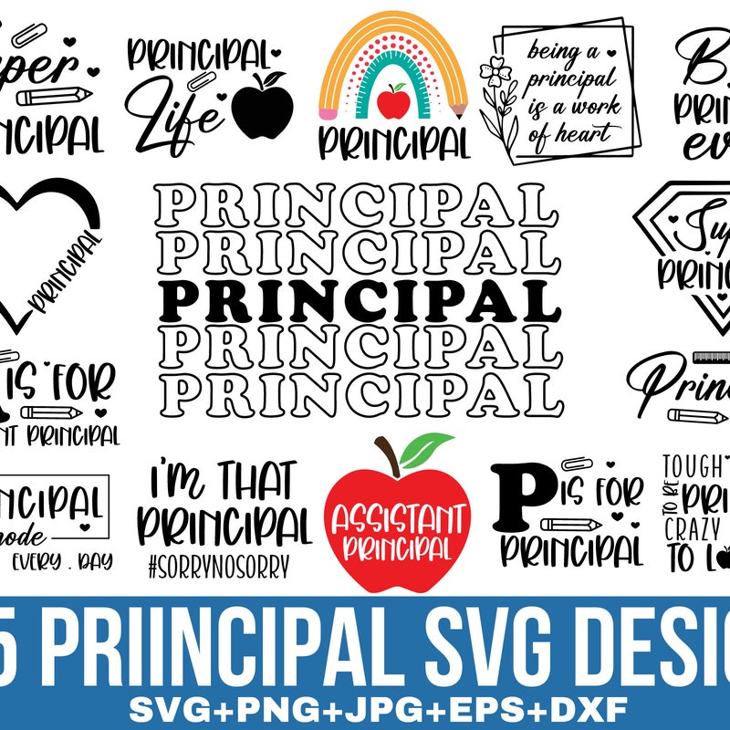 Principal Svg - Etsy