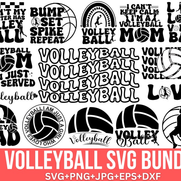 Volleyball Svg - Etsy