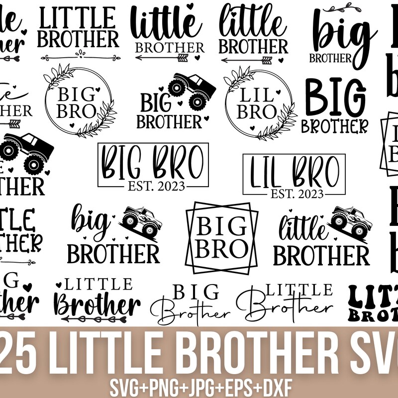 Little Brother Svg - Etsy