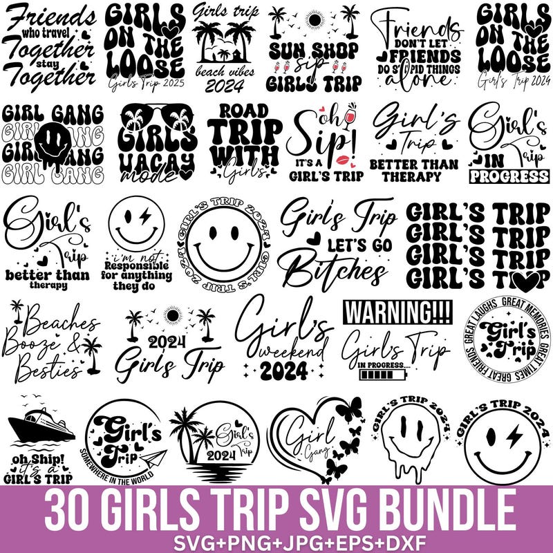 Girls Trip Svg - Etsy