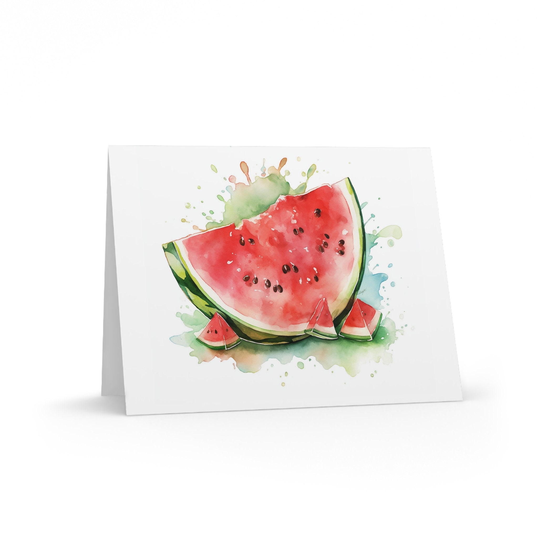 Watermelon Watercolor Clipart Summer Fruits In Watercolor Digital