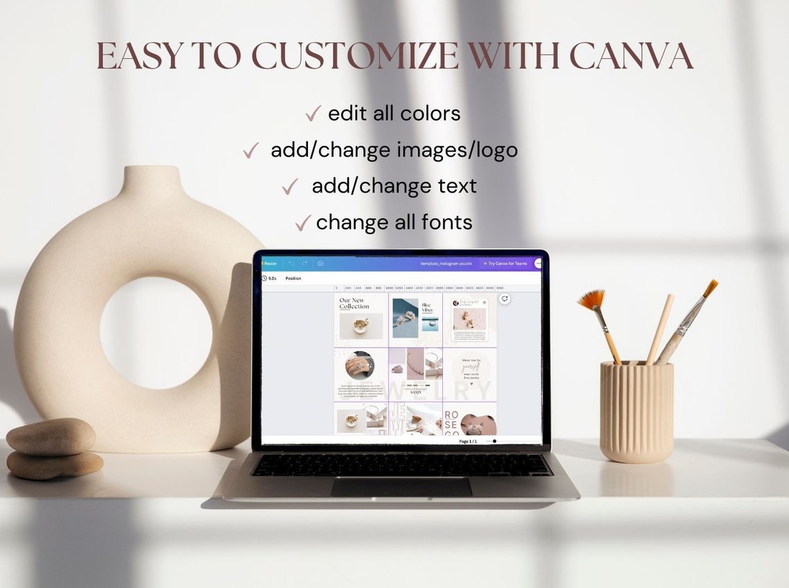 110 Jewelry Instagram Templates, Instagram Post Jewelry Canva Template ...
