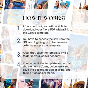 100 Travel Instagram Templates | Instagram Post and Story | Influencer ...
