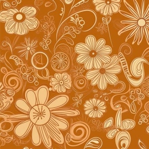 Radiant Blooms: Warm-toned Flower Patterns to Brighten Your Day - Etsy