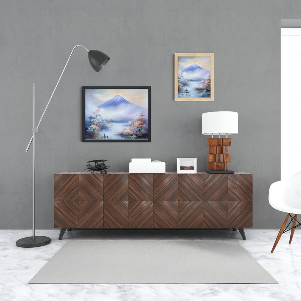 Printable Mount Fuji Oil Painting: Bring the Beauty of Japan Into Your ...
