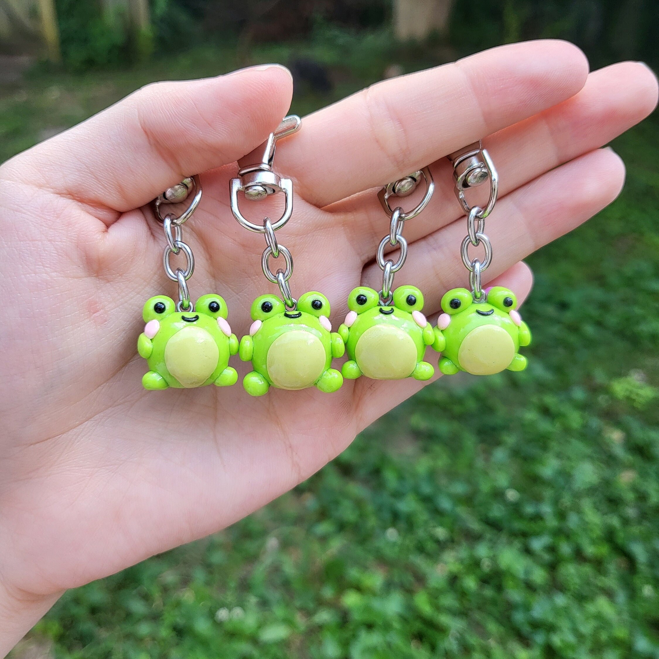 Fairy Frog Cute Polymer Handmade Clay Keychain - Etsy