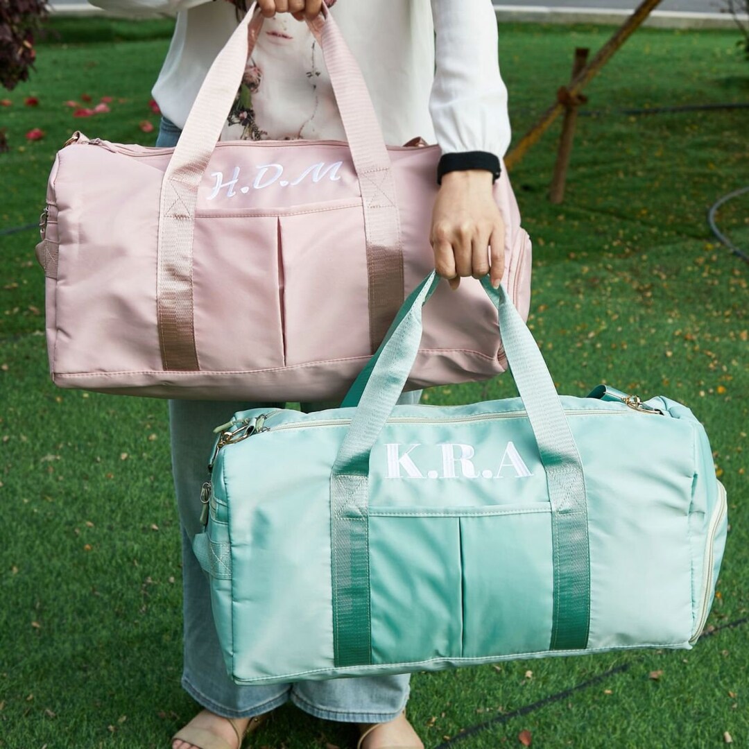 Embroidered Yoga Duffle Bag /children Personalised Bag /children Gifts ...