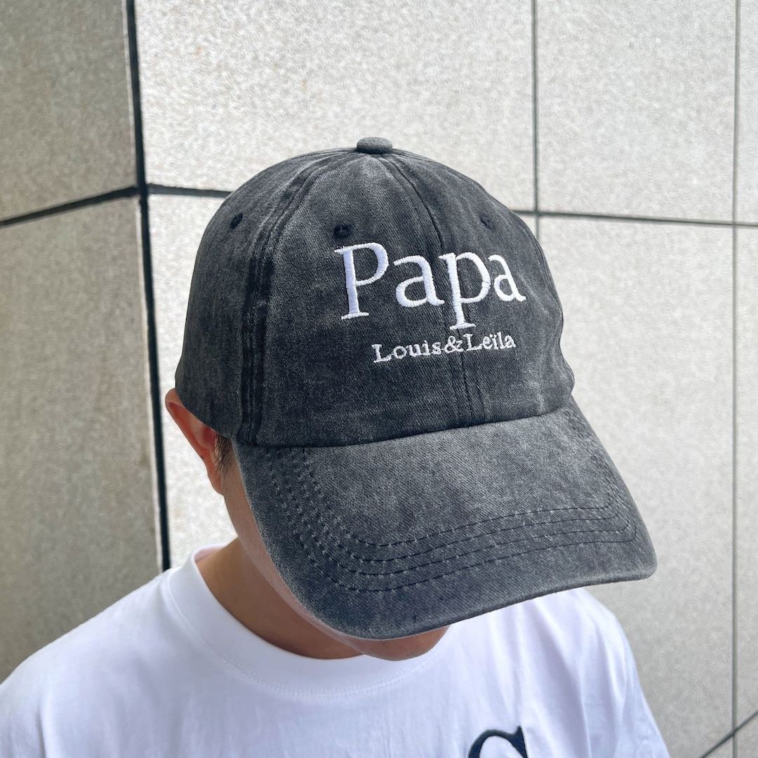Custom Embroidered Grandpa Hat, Grandpa Cap With Date, Dad Hat, Vintage ...