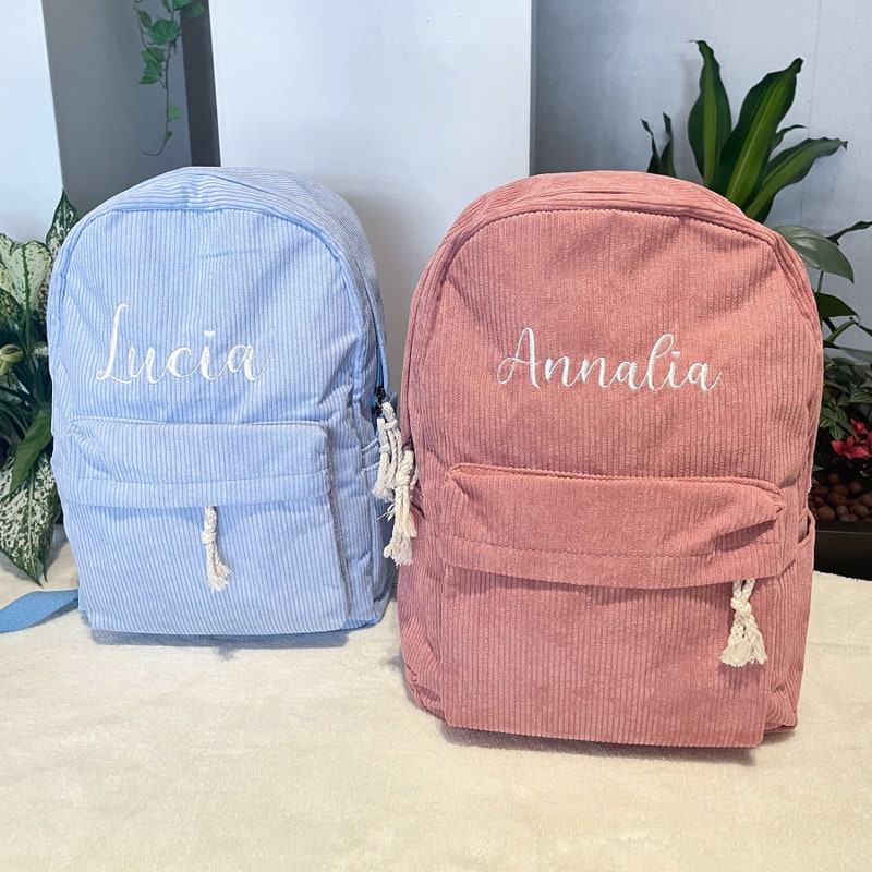 Embroidered Backpack - Etsy