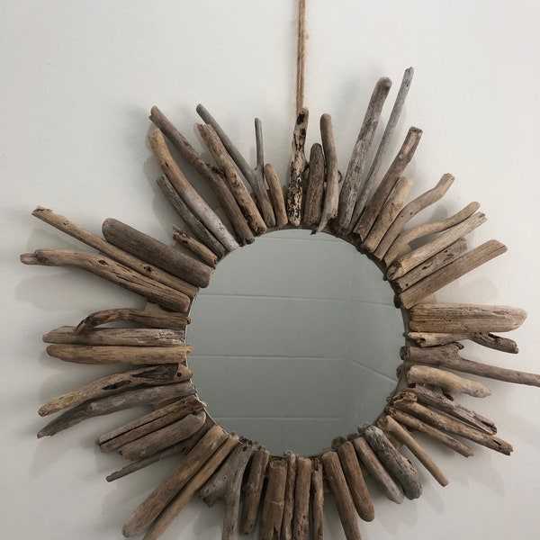 Driftwood Mirror - Etsy