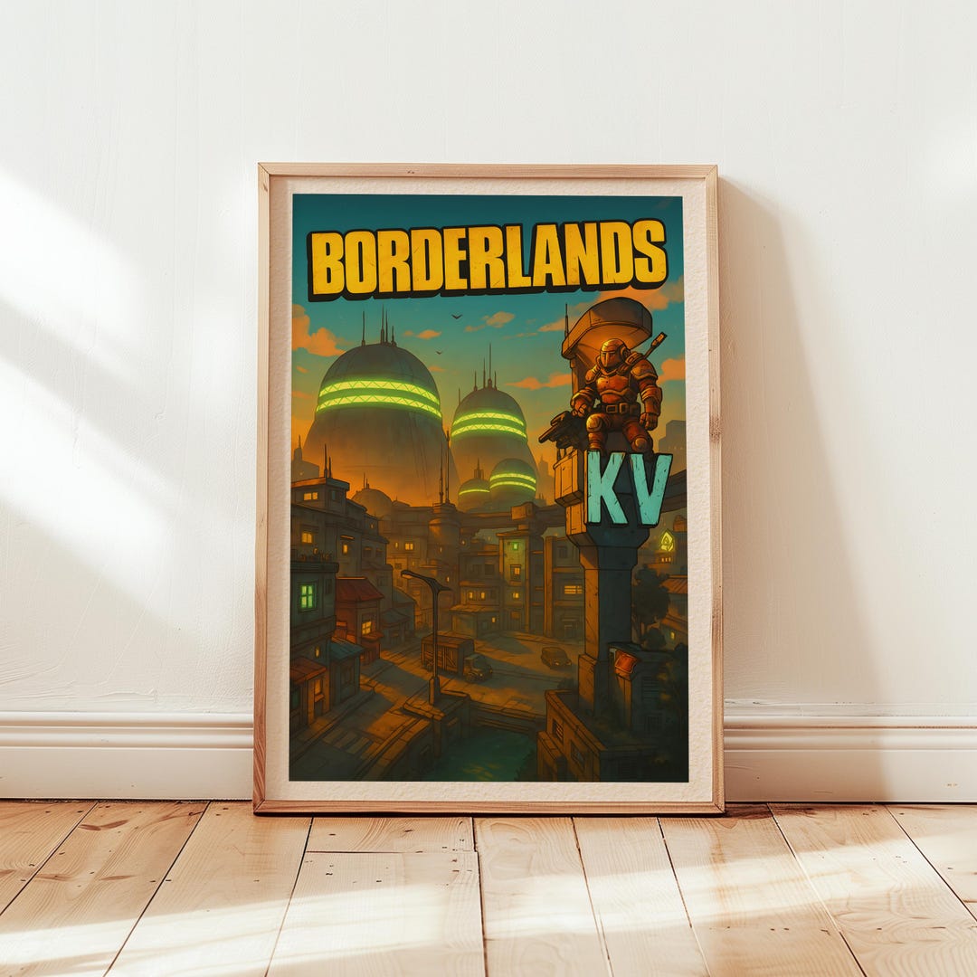 Borderlands Art Poster, Gaming Wall Decor (digital Download) - Etsy