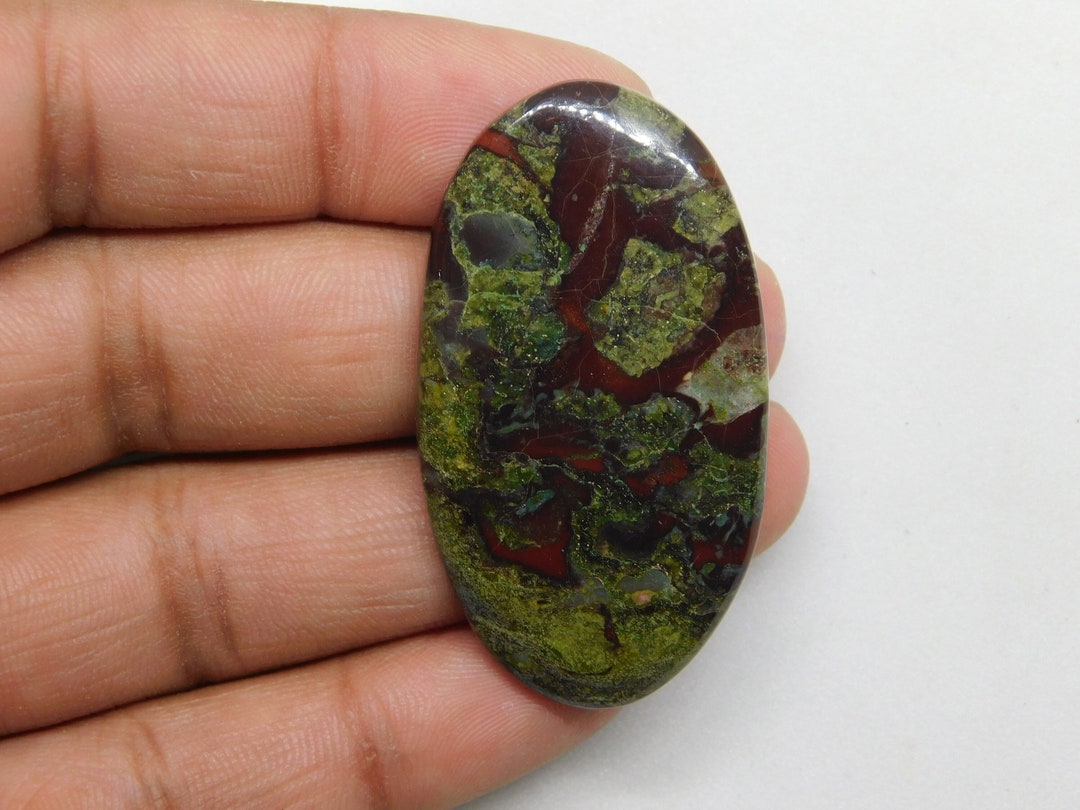 High Quality Natural Dragon Blood Jasper Cabochon Handmade Dragon Blood ...